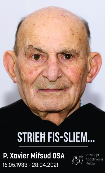 Fr Xavier Mifsud OSA passes away – Maltese Augustinian Province